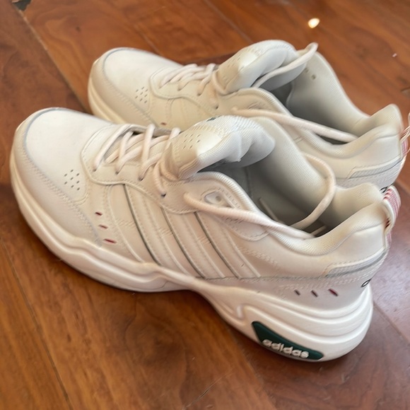 adidas | Shoes | Adidas Strutter White Dark Green Mens Athletic Shoes ...